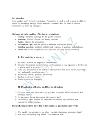 How to make presentation effective assignment | DOCX | Desktop Publishing | Computer Software ...