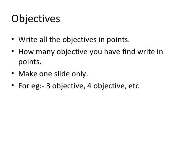 How to make presentation of report or thesis