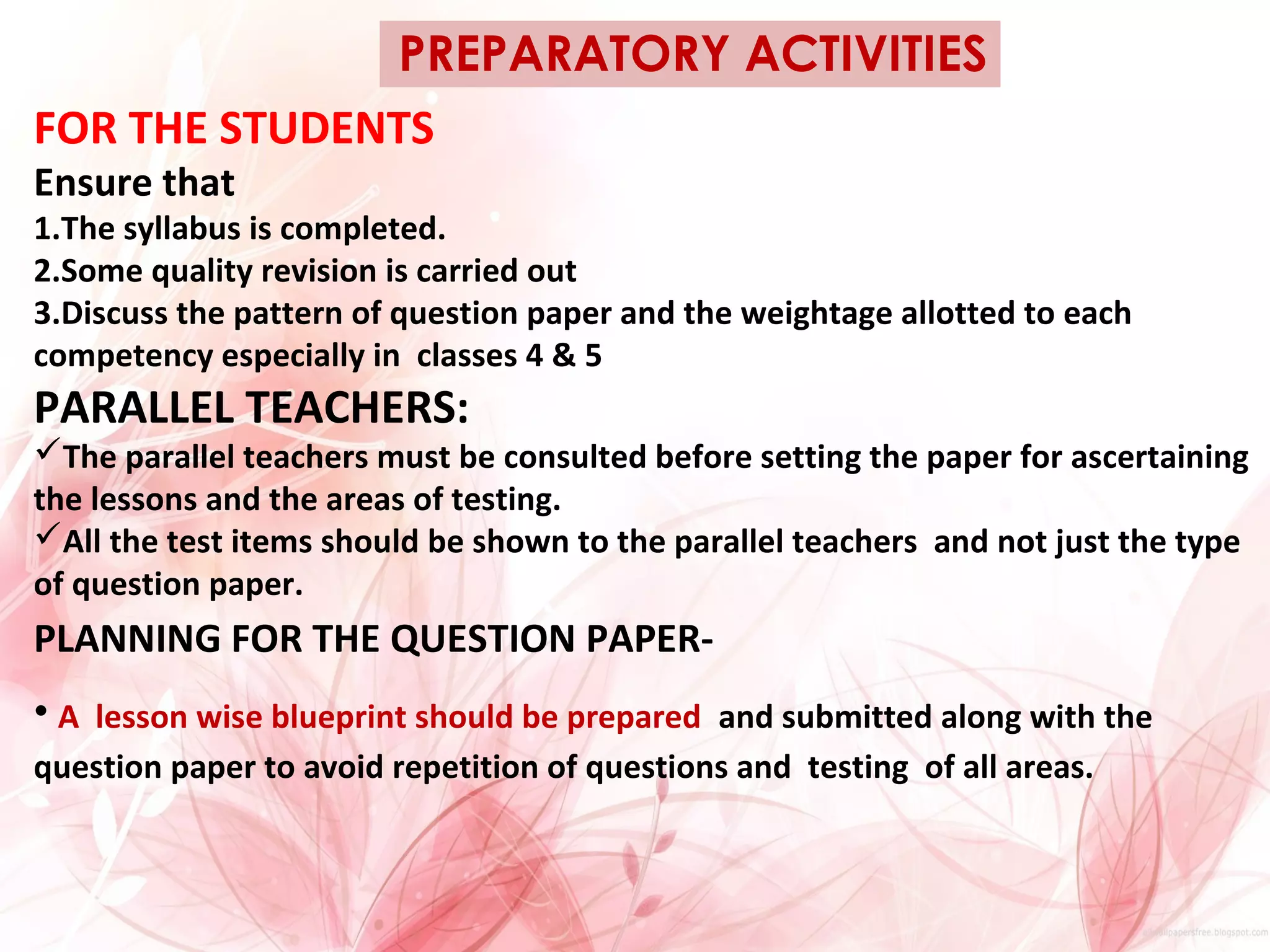 How to make question paper | PPT