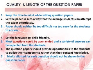 How to make question paper | PPT
