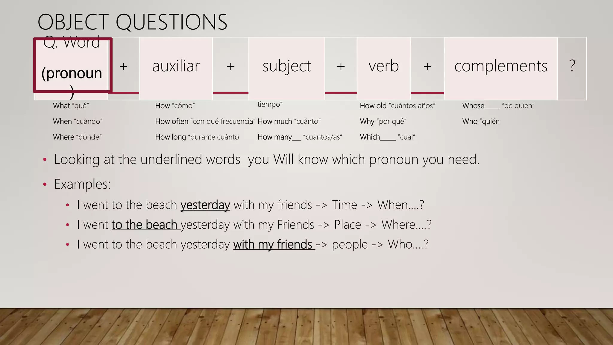 How to make questions | PPT