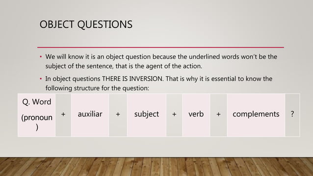 How to make questions | PPT