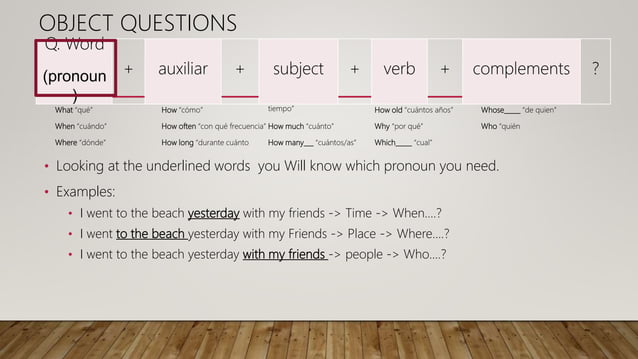 How to make questions | PPT