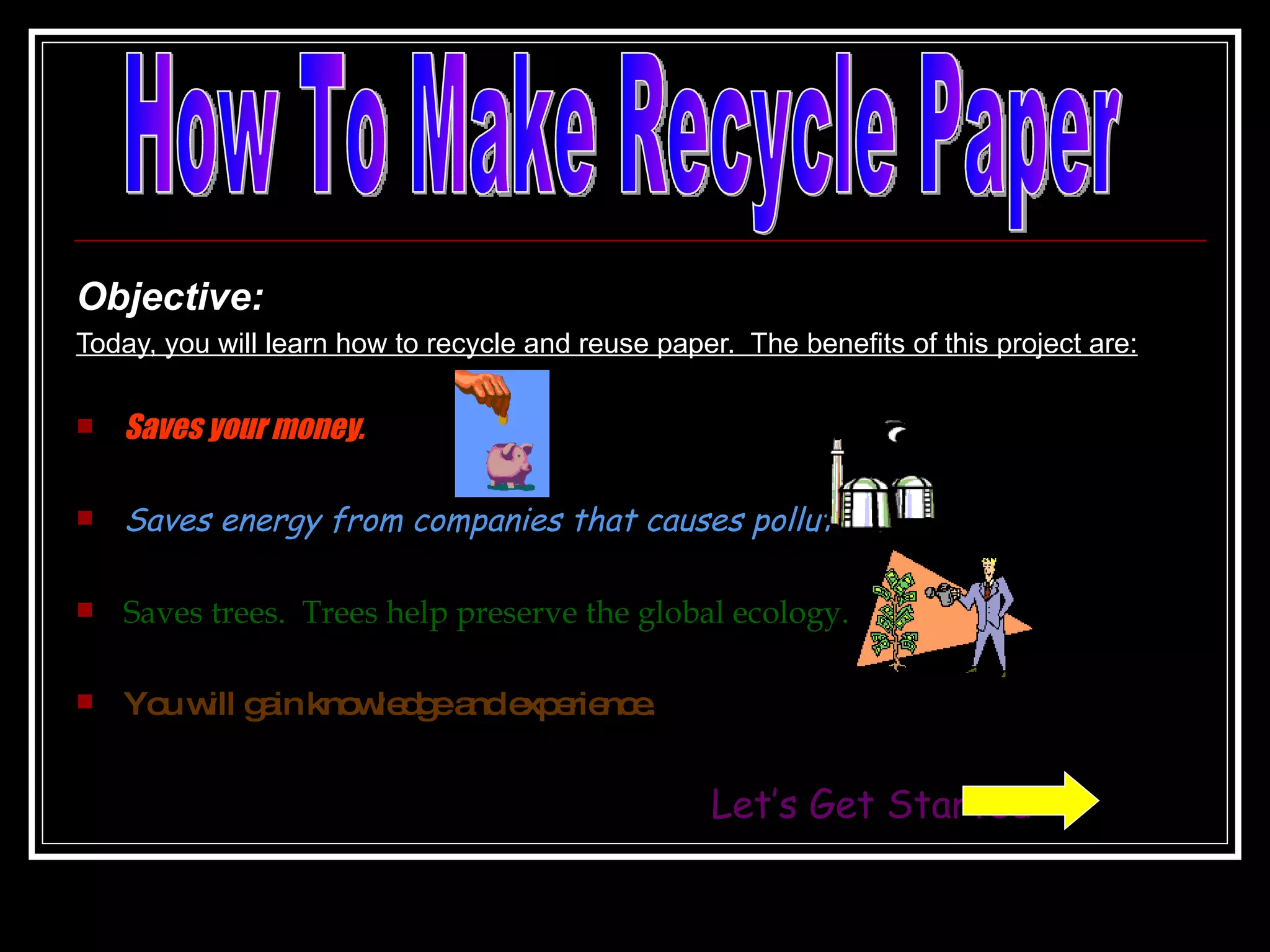 How To Make Recycle Paper | PPT
