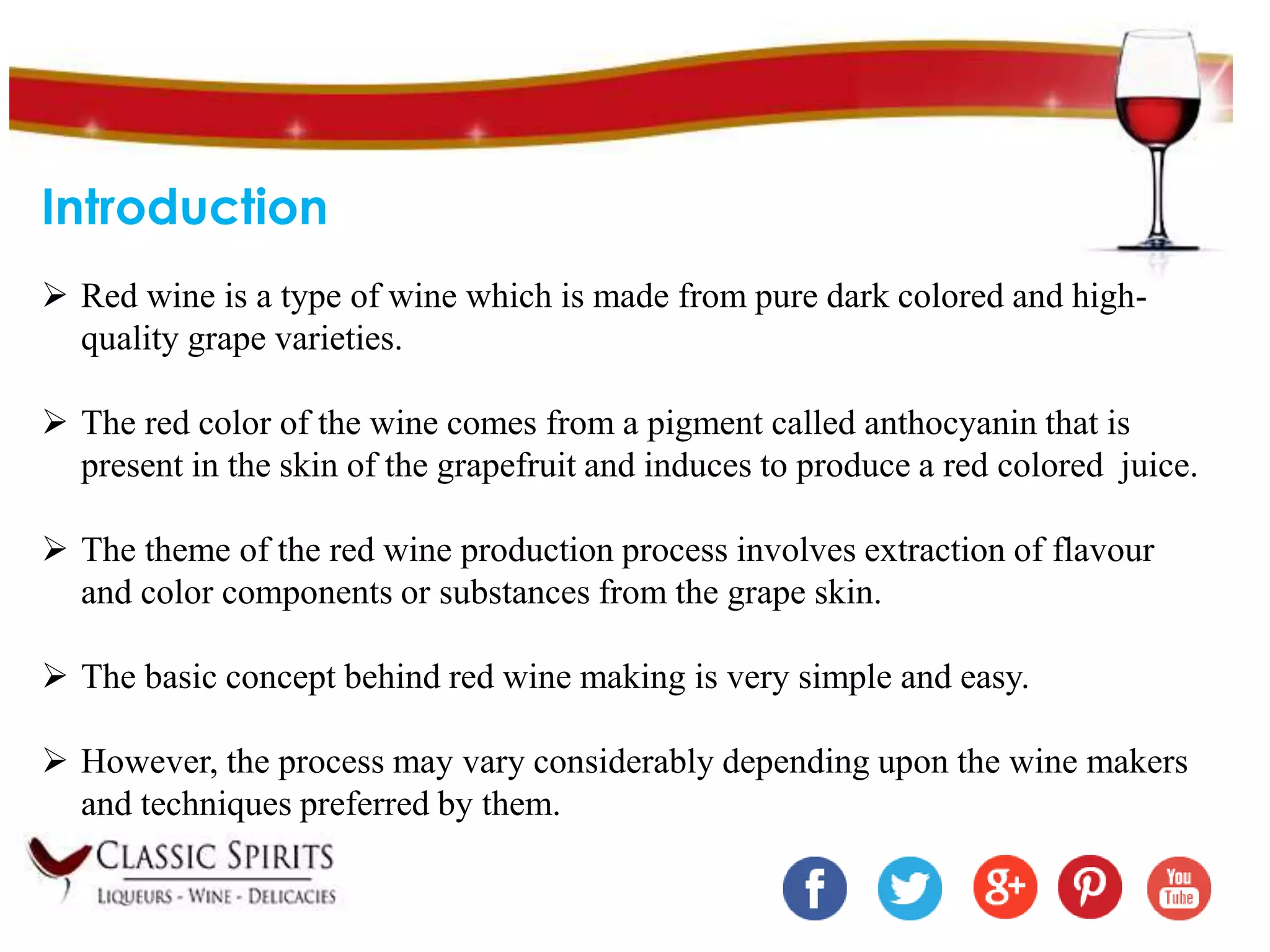 How Red Wine is Made? | PPTX