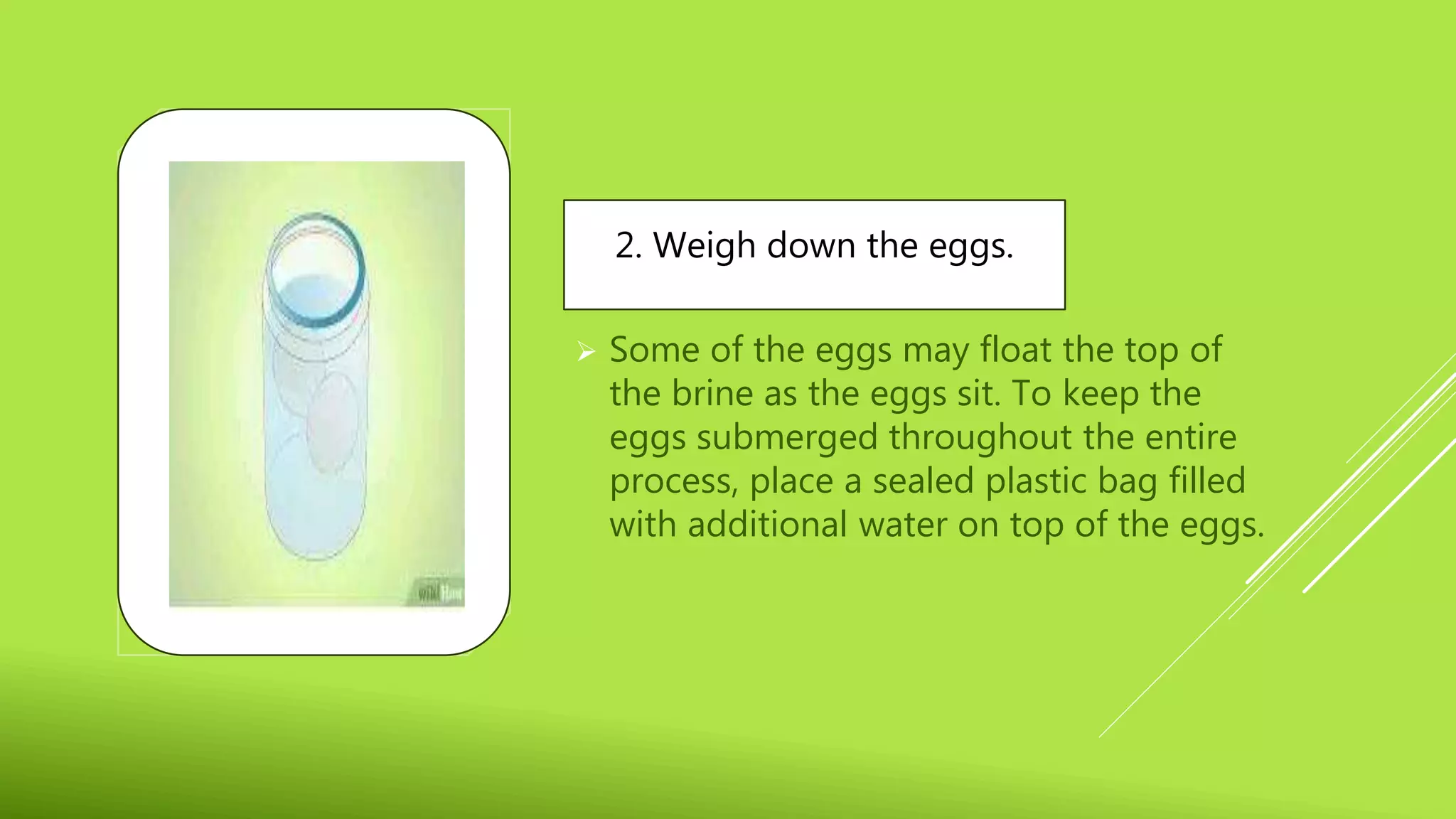 How to Make Salted Eggs | PPTX | Cooking | Food & Drink