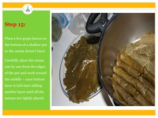 How to make Sarma | PPTX | Cooking | Food & Drink