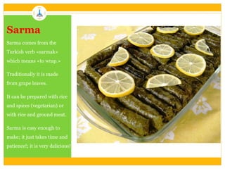 How to make Sarma | PPTX | Cooking | Food & Drink