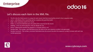 How to Make Sequence Number in Odoo 16 | PPTX