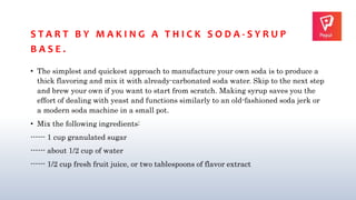 How to make soda at home? | PPT