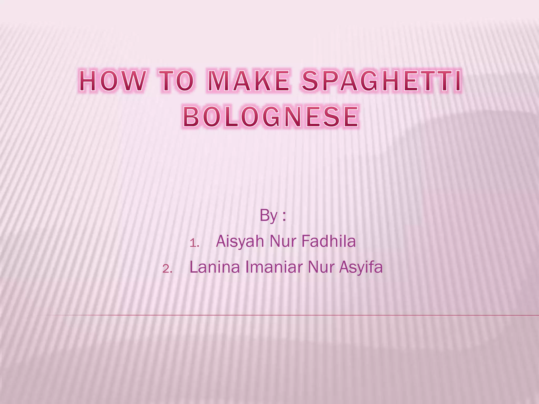 Procedure text | PPTX | Cooking | Food & Drink