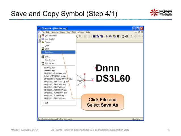 How to make symbol of diode model(LTspice) | PPT