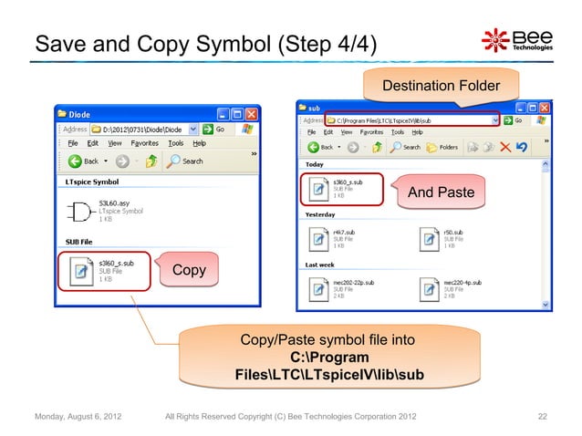 How to make symbol of diode model(LTspice) | PPT