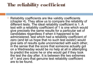 How to make tests more reliable | PPT