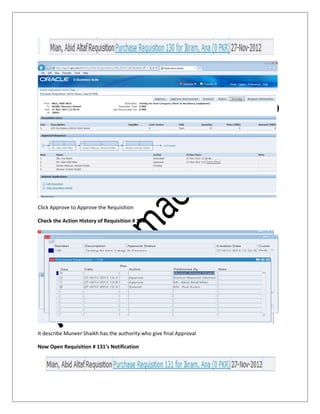Requisition Hierarchy Based on the Item Catagory | DOC | Technology & Computing