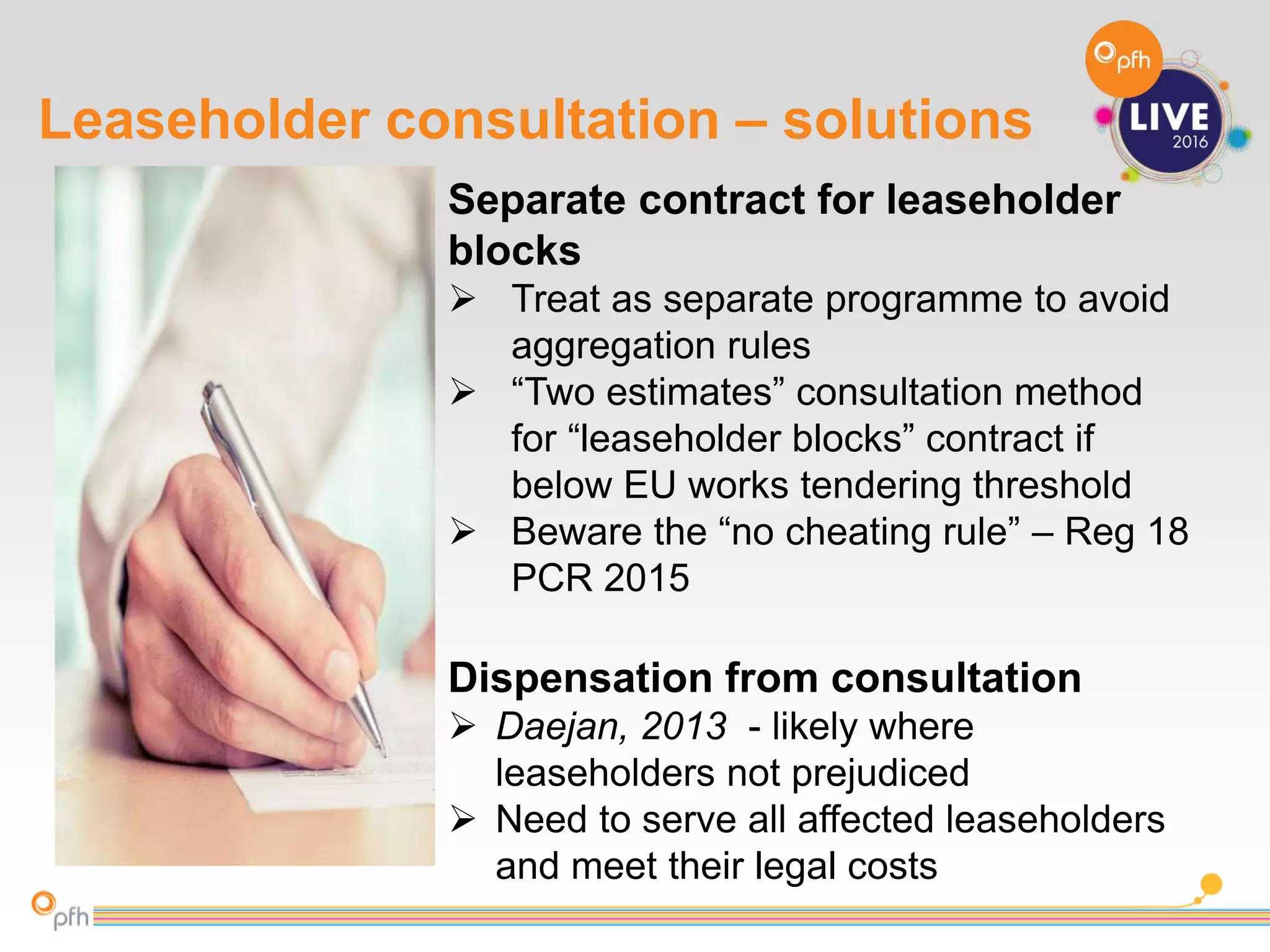 How to make the most of framework agreements - Andrew Millross | PPTX
