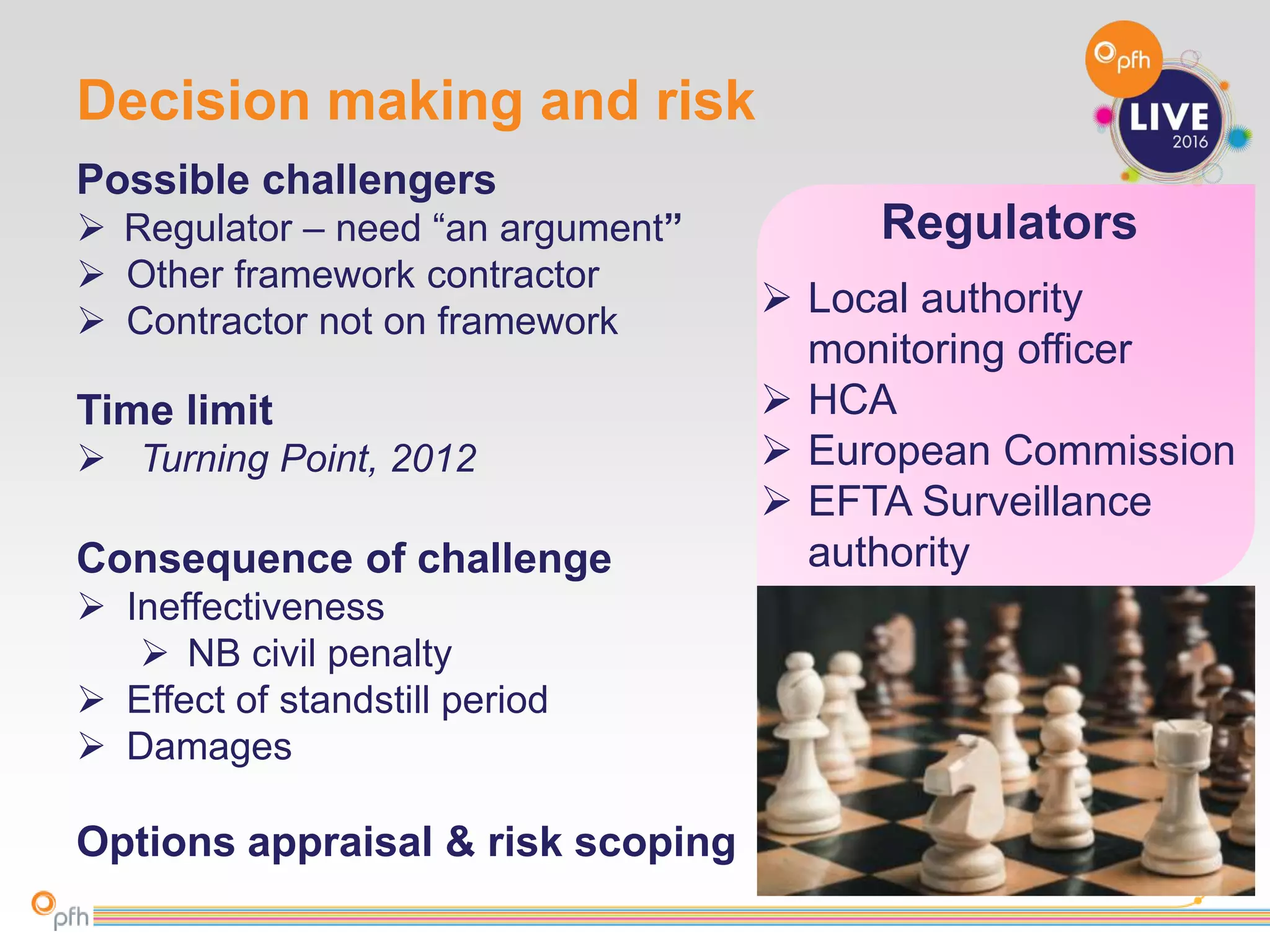 How to make the most of framework agreements - Andrew Millross | PPTX