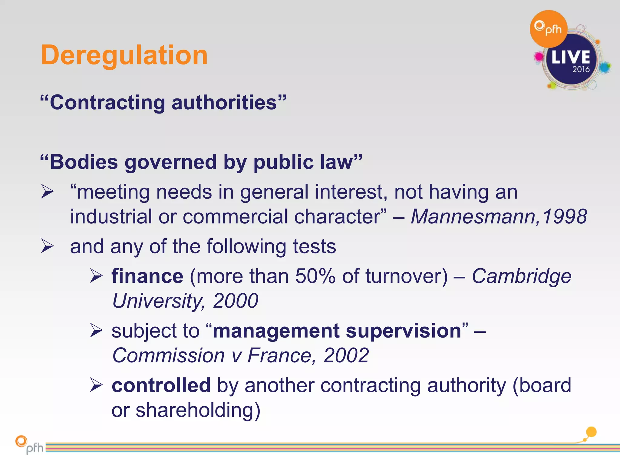 How to make the most of framework agreements - Andrew Millross | PPTX