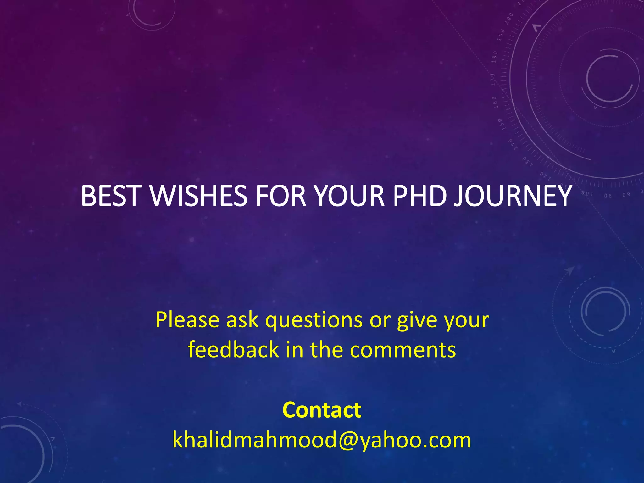 How to make the most of your PhD supervisor | PPT