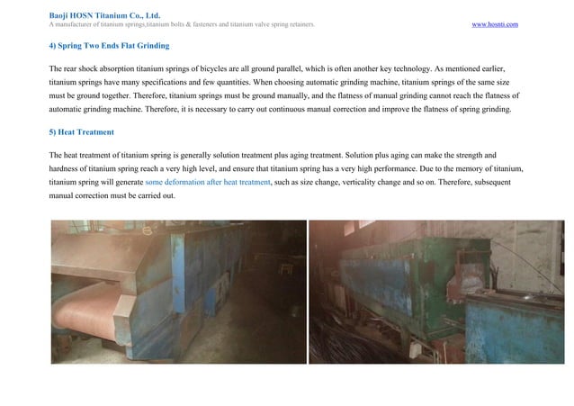 How to make titanium spring | PDF