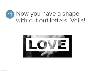 How to make font transparent in PowerPoint | PDF