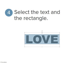 How to make font transparent in PowerPoint | PDF