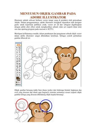 TRIK MEMBUAT ILLUSTRASI VECTOR PADA ILLUSTRATOR | PDF
