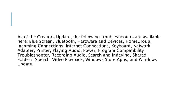 How to Make Windows Troubleshoot Your PC's Problems.pptx How to Make Windows Troubleshoot Your PC's Problems.pptx