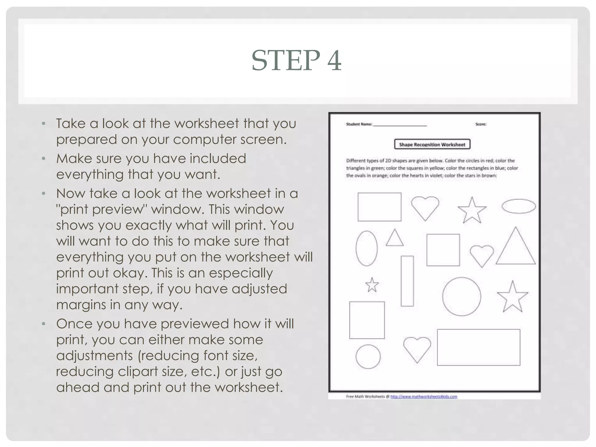 How to make worksheets | PPTX