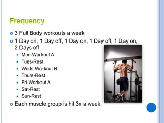 How to make your own beginner weight lifting routine | PPT