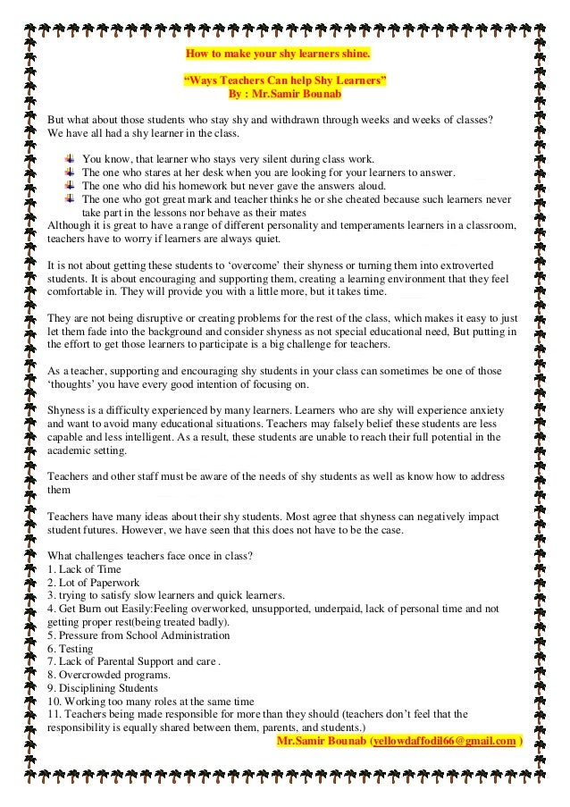 How to make your shy learners shine.pdf