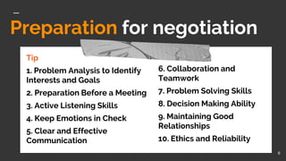 How to manage about negotiation | PPT