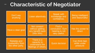 How to manage about negotiation | PPT