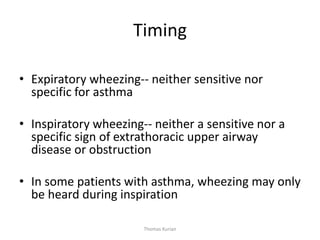 How to manage a wheezing patient | PPTX