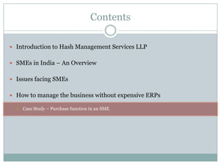 How to manage business without ERP | PPTX | Small and Medium-sized ...