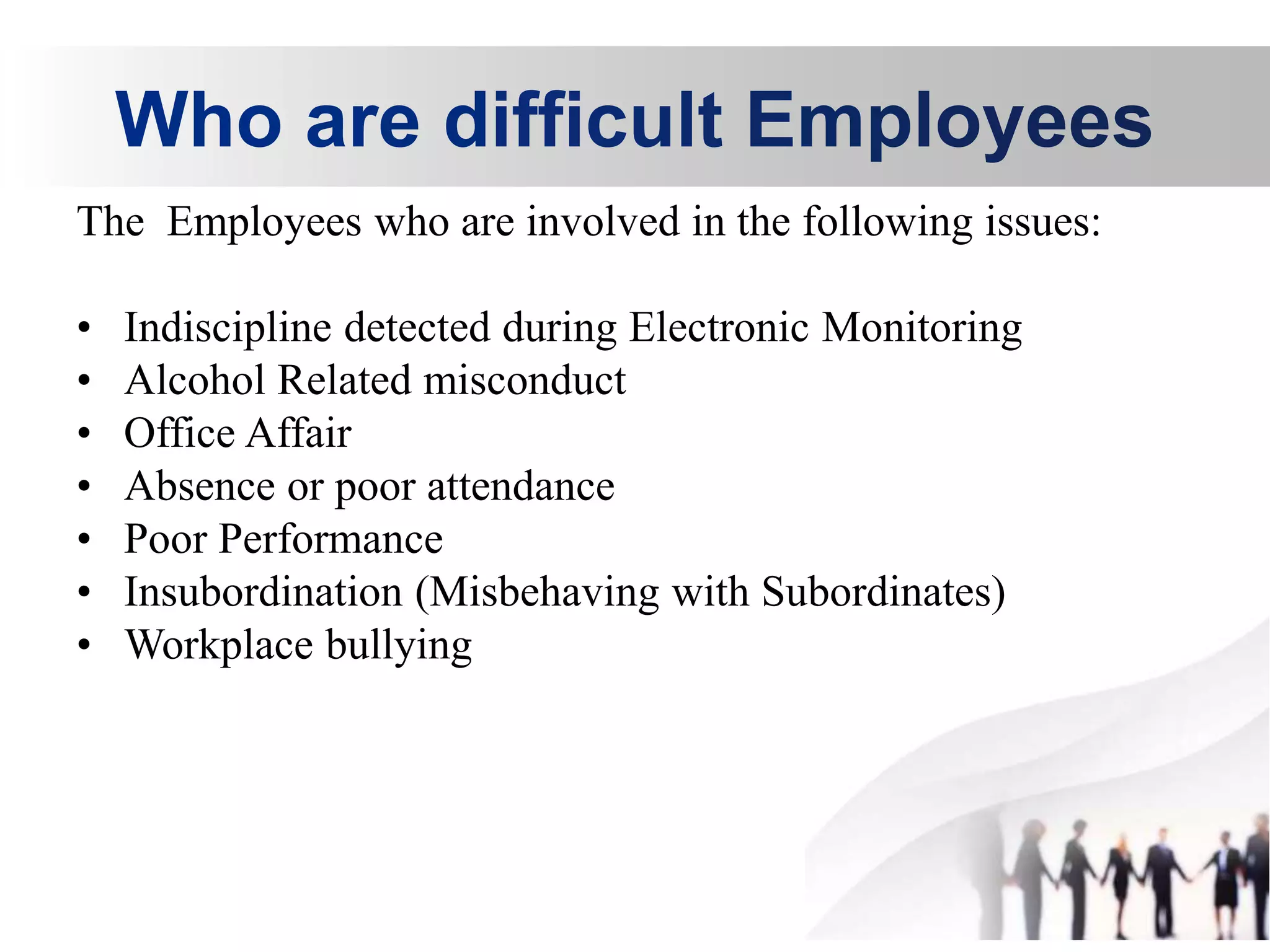 How to Manage Difficult Employees | PPT