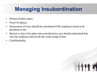 How to Manage Difficult Employees | PPT