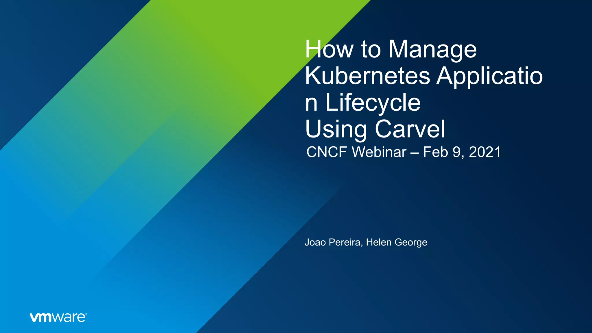 How To Manage Kubernetes Application Lifecycle Using Carvel Ppt