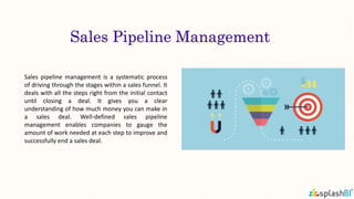 How to Manage Your Sales Pipeline - 10 Tips! | PPTX