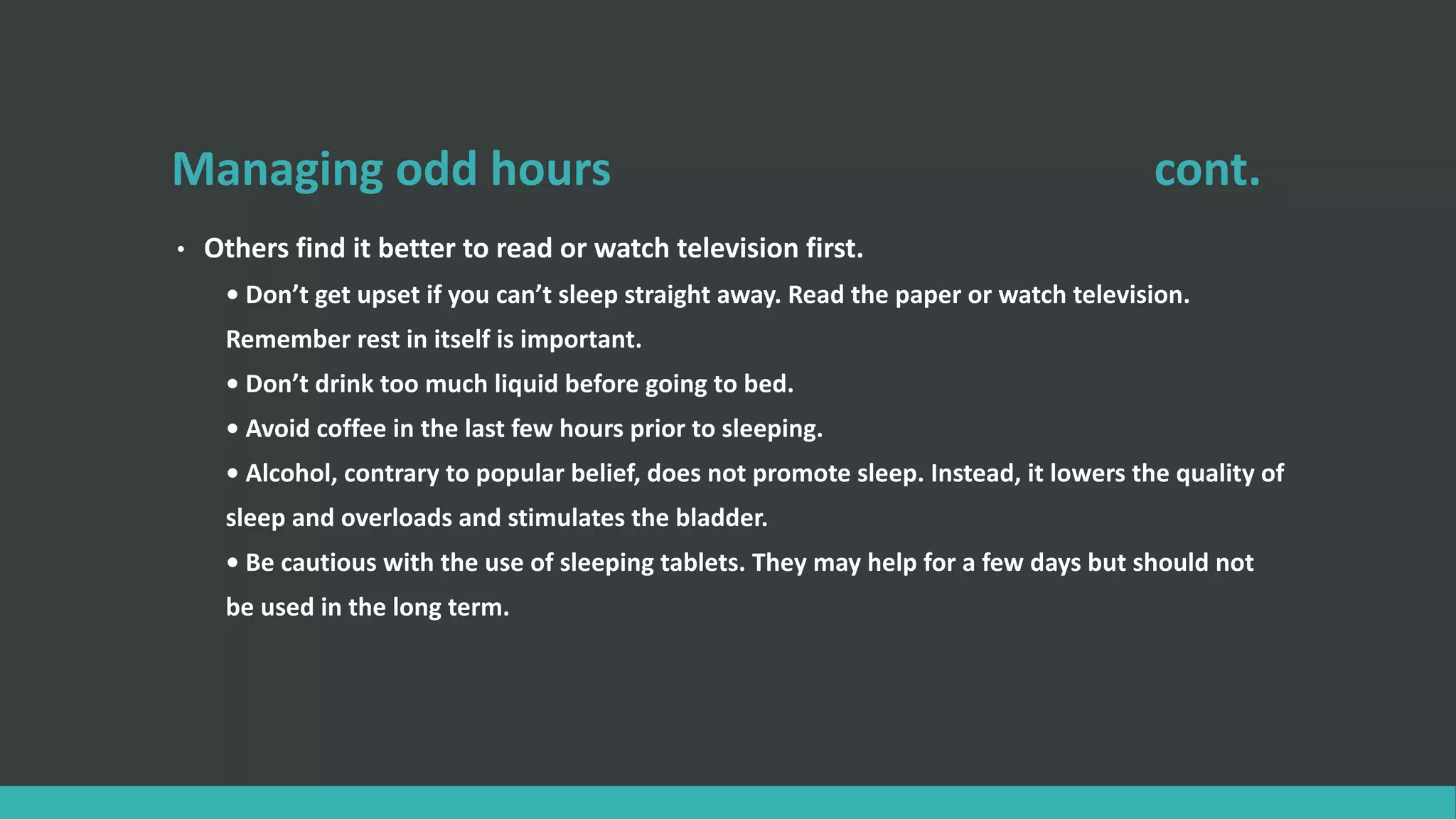 How to manage shiftwork | PPTX