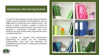 How To Manage Stationery In An Office 8 Tips For Success.pptx