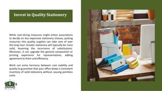 How To Manage Stationery In An Office 8 Tips For Success.pptx