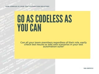How to manage test automation complexity | PDF | Web Development | Internet