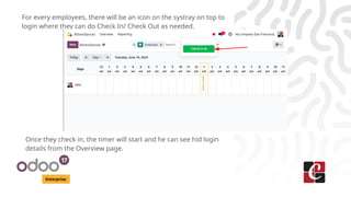 How to Manage the Attendance of Employees in Odoo 17 Attendance | PPTX
