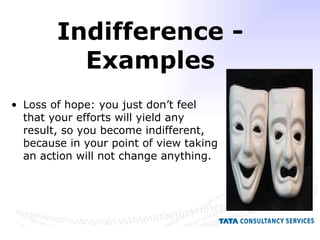 How to manage the indifference | PPT