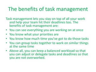 How to manage time | PPTX | Parenting | Family and Relationships