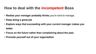 How to manage your bosses | PPTX
