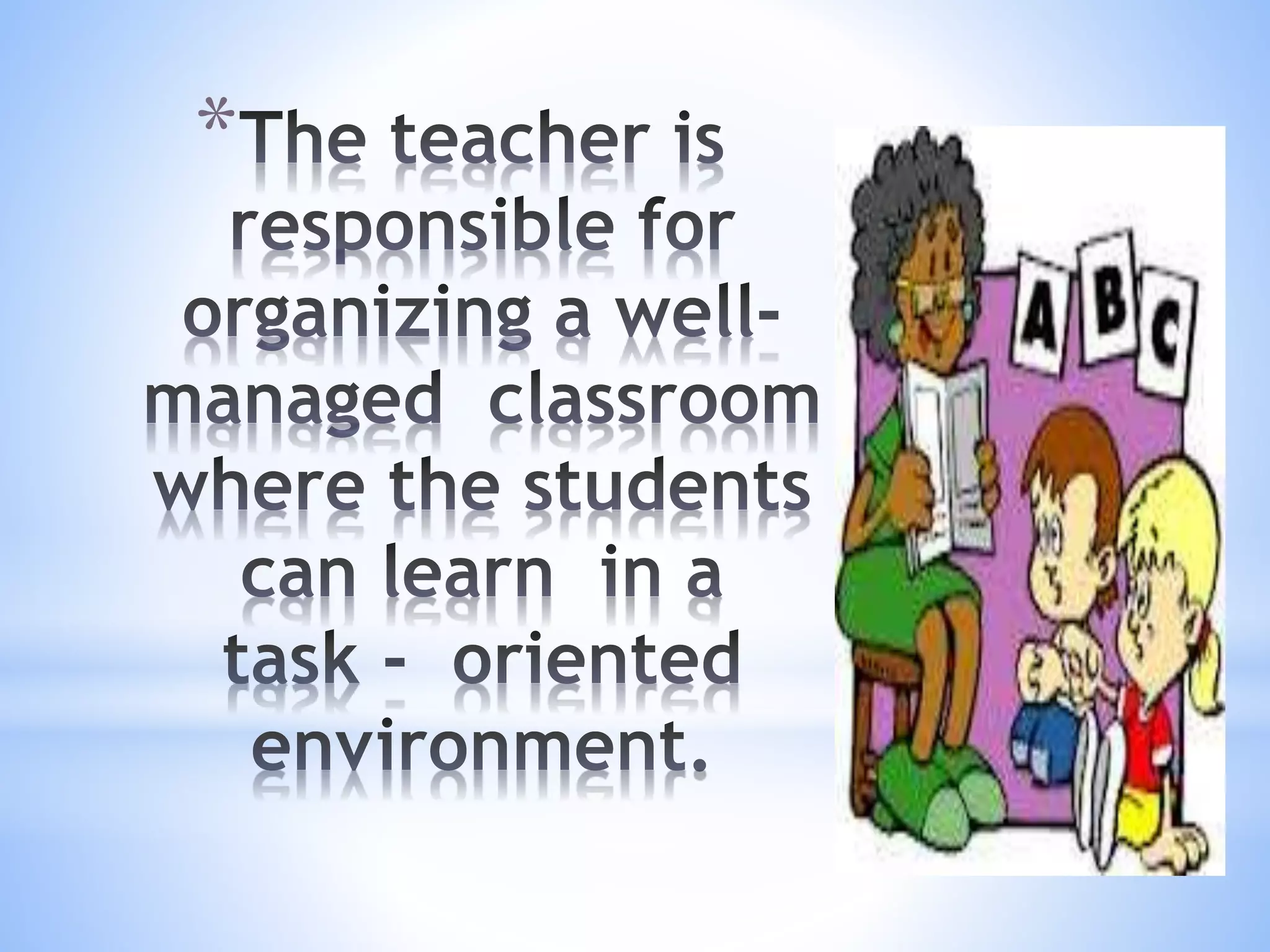 How to manage your classroom well | PPT