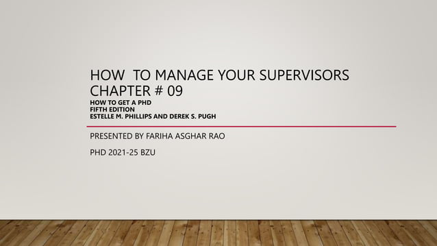 How to manage your supervisors PPT.pptx