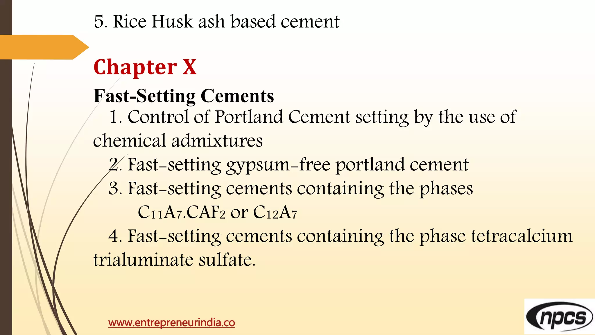 How to Manufacture Asbestos, Cement, Ceramics and Limestone | PPTX